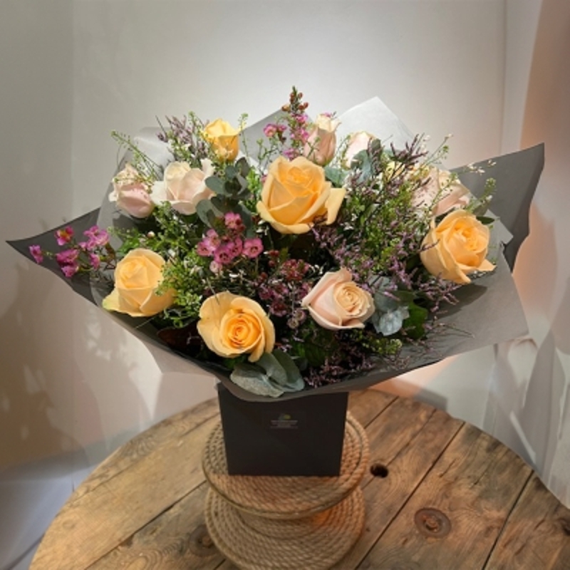 Vintage Rose Hand Tied – buy online or call 01453 824426